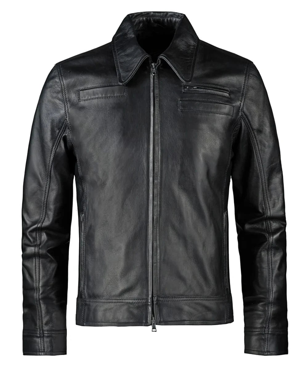 Men’s Looper Leather Jacket – Movie Replica | Soul Revolver