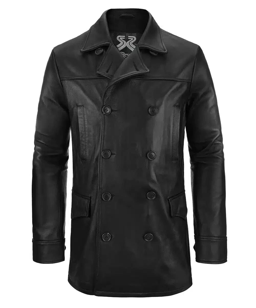Vintage Black Leather Coat for Men - Raven. – Soul Revolver